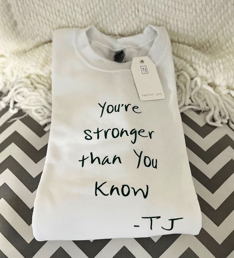 You're Stronger Than You Know Sweater from Taylor Jay